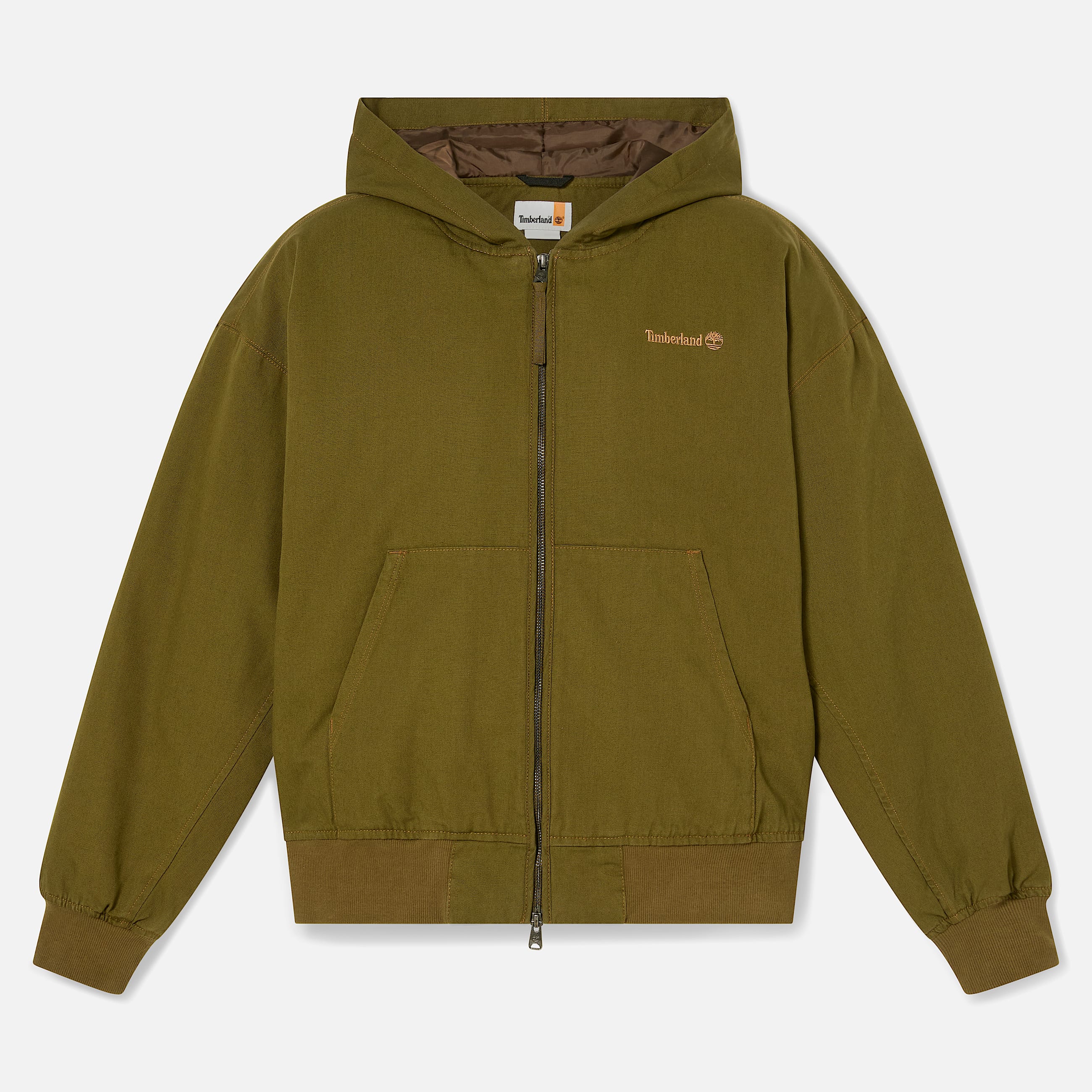 Washed Duck Canvas Hooded Bomber