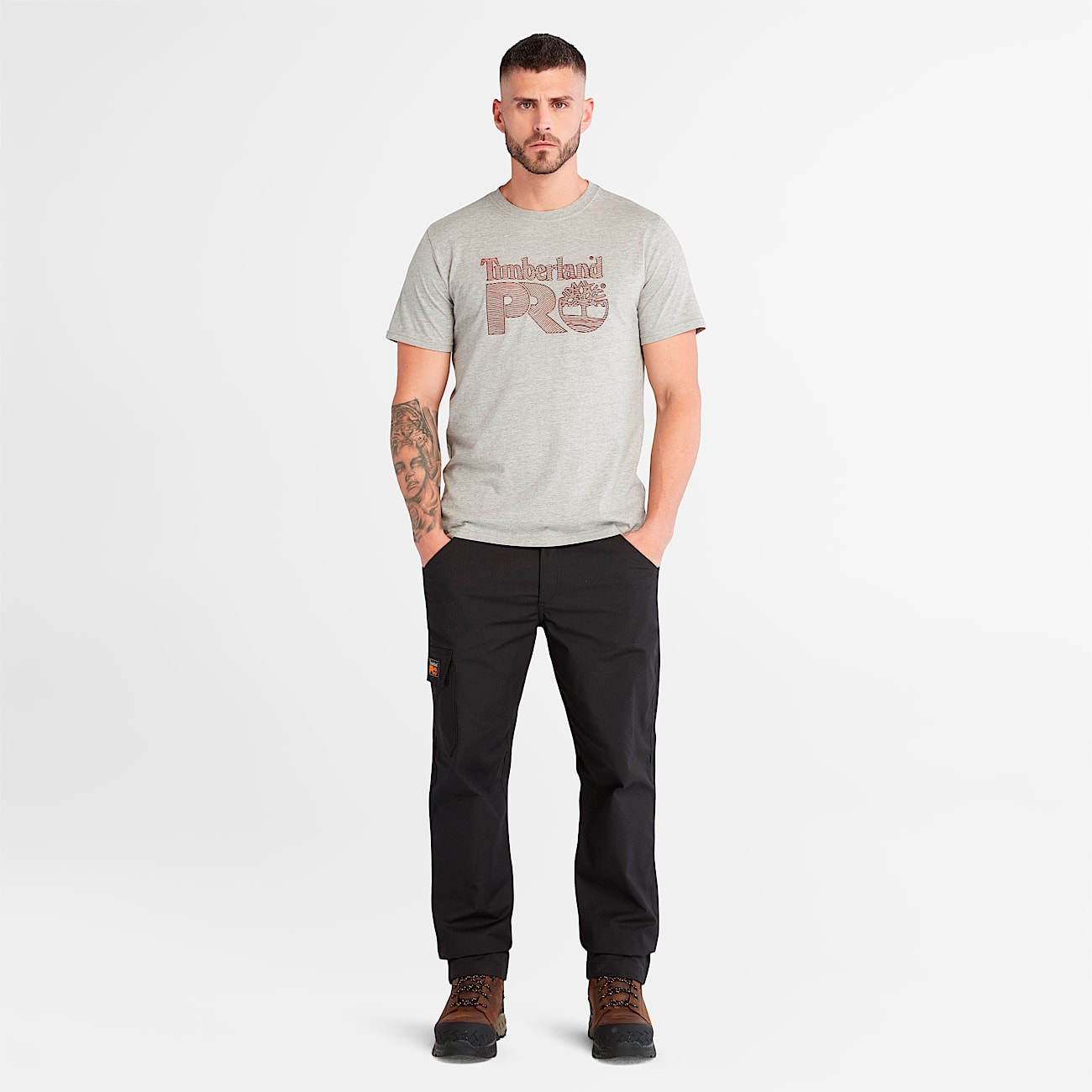 T-shirt Timberland PRO® avec imprimé texturé pour hommes