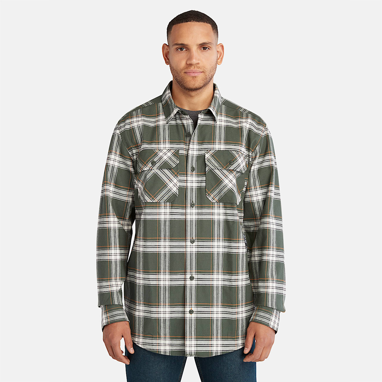 Men's Woodfort Heavyweight Flannel Work Shirt