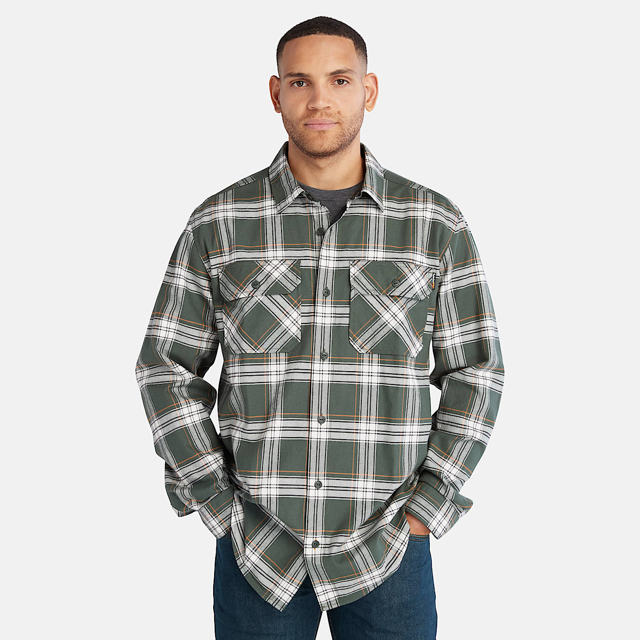 Men's Woodfort Heavyweight Flannel Work Shirt