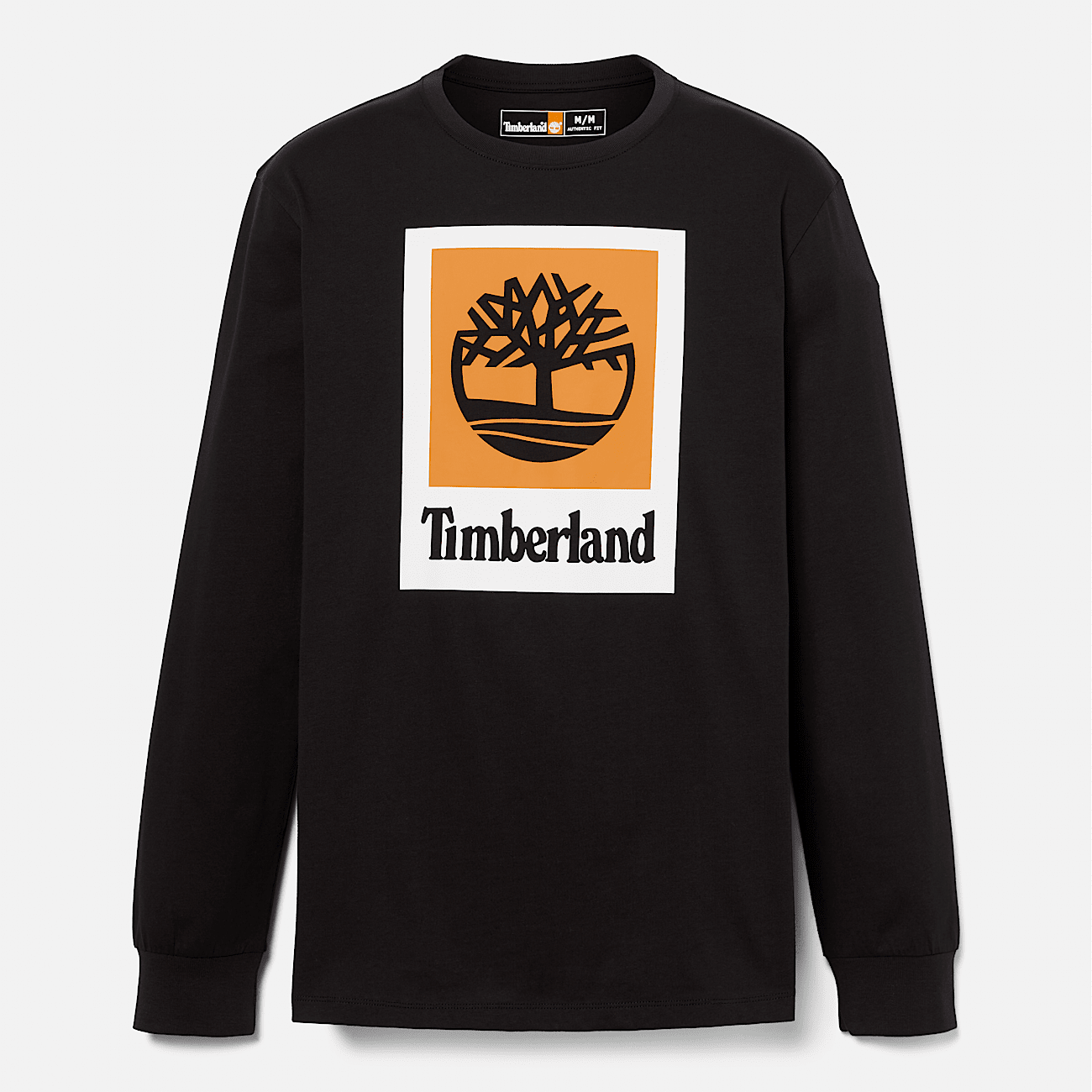 Men's Stack Logo Colored Long Sleeve Tee