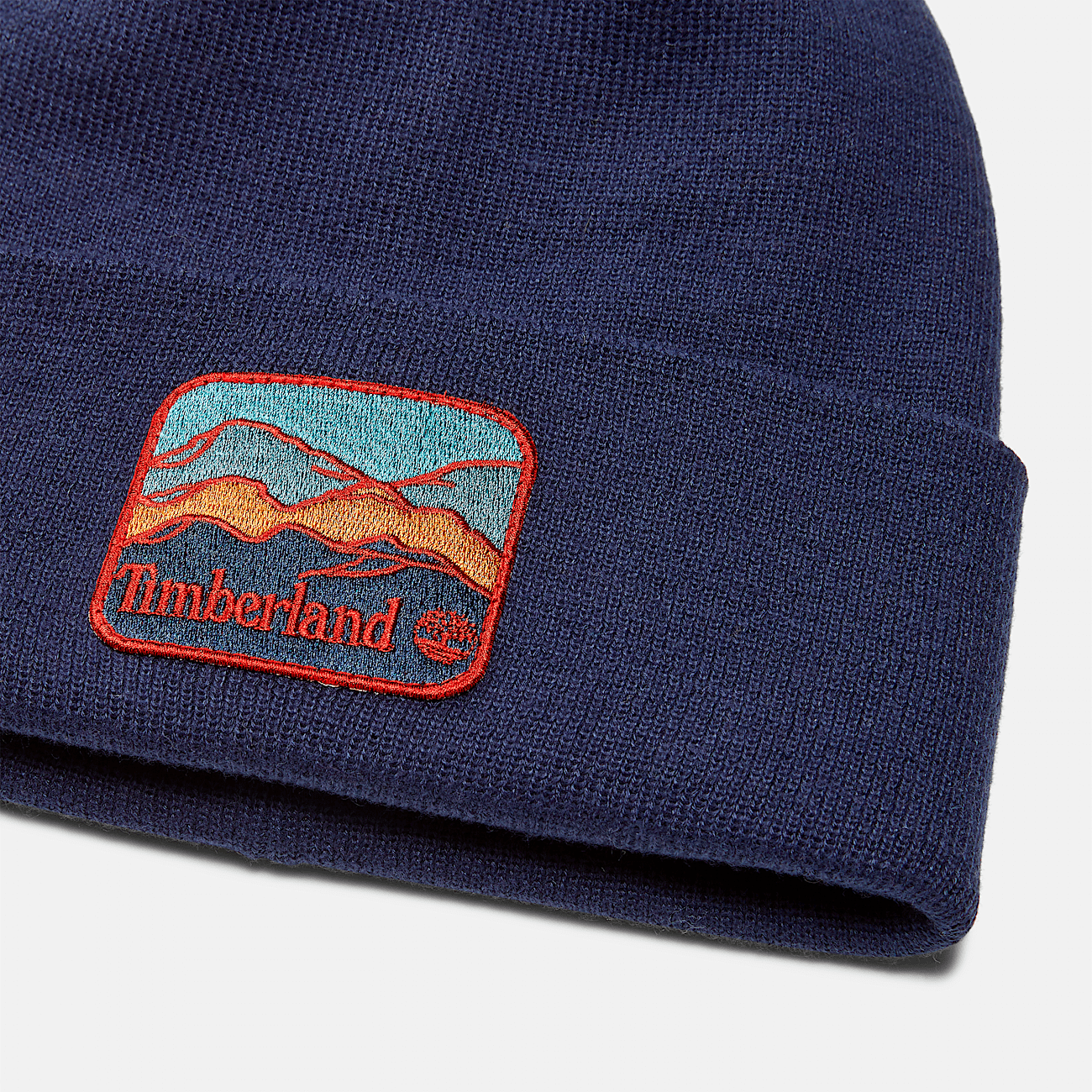 Beanie with Mountain Patch