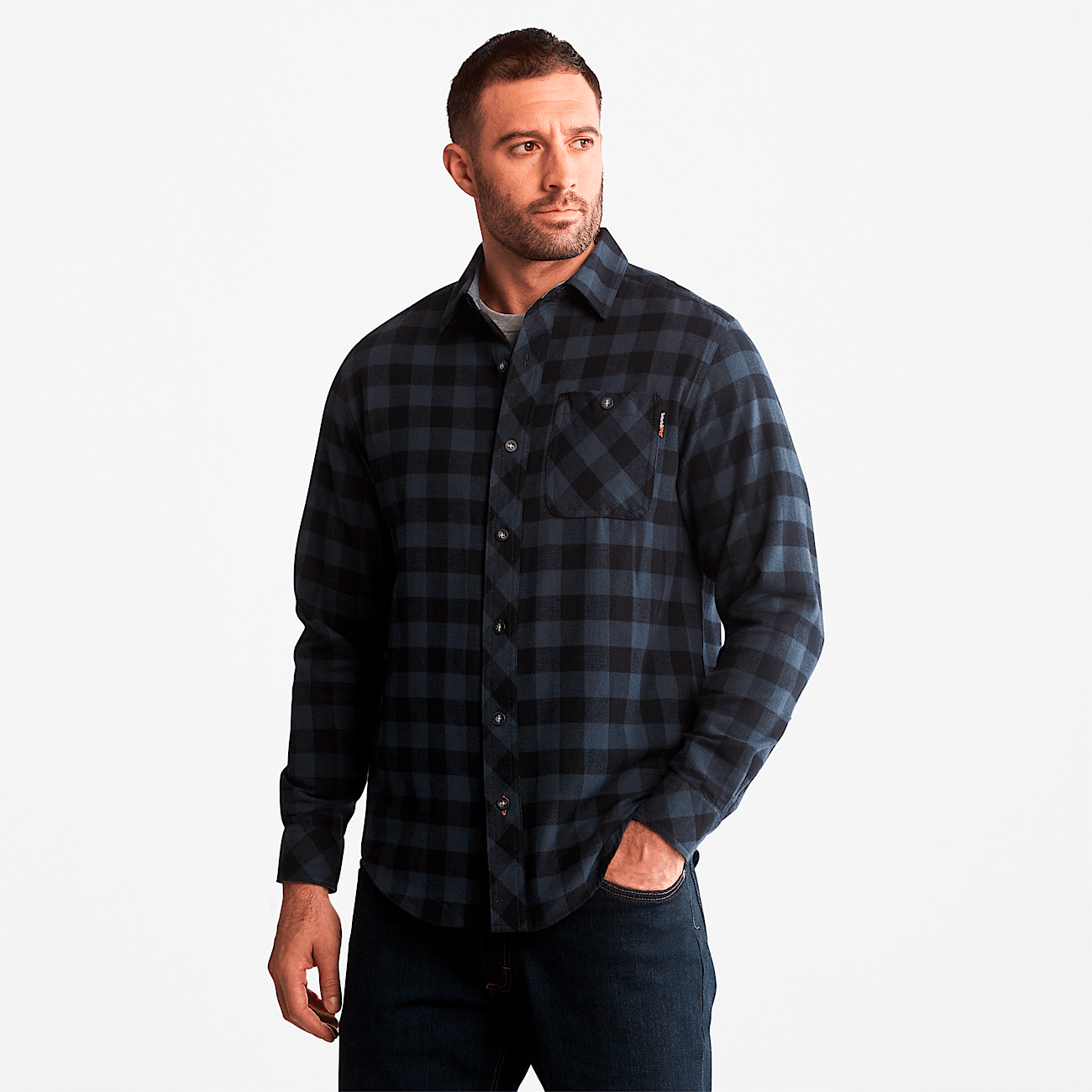 Men's Woodfort Midweight Flannel Work Shirt
