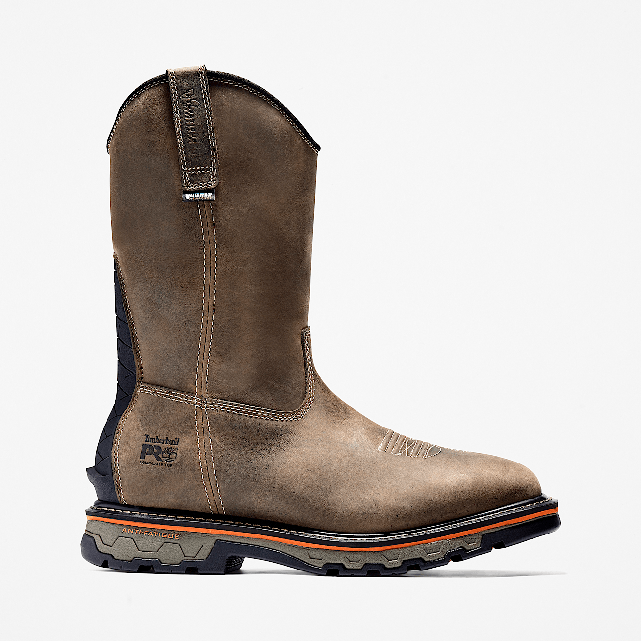 Men's True Grit Pull On Waterproof Work Boot