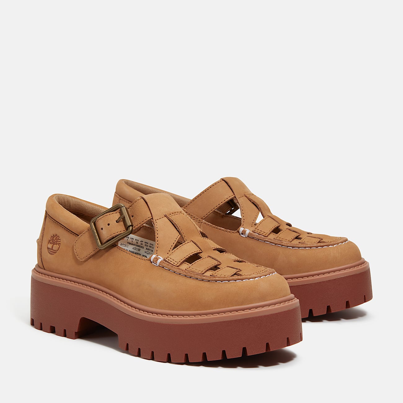 Women's Stone Street Platform Buckle Shoe